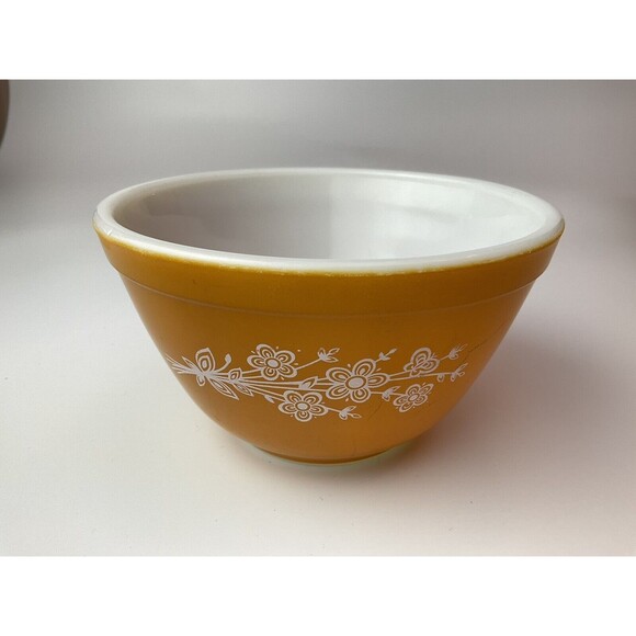Pyrex | Dining | Vintage Pyrex 4 750 Ml Burnt Orange Autumn Harvest ...